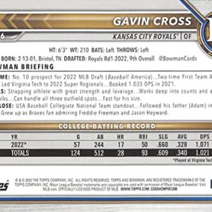 2022 Bowman Draft #BD-6 Gavin Cross