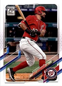 2021 topps #473 kyle schwarber nm-mt washington nationals baseball