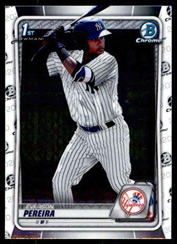 2020 Bowman Chrome Prospects #BCP-51 Everson Pereira RC Rookie New York Yankees MLB Baseball Trading Card