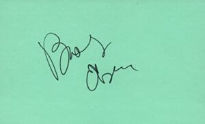 buddy ebsen actor movie tv autographed signed index card jsa coa