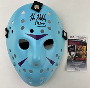 kane hodder signed custom mask friday 13th autograph horror slasher jason voorhees autograph jsa authentication