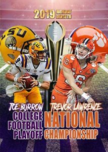 2019 joe burrow trevor lawrence ncaa football national championship lsu clemson