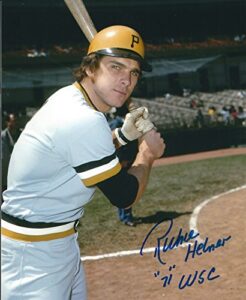 autographed richie hebner 8×10 pittsburgh pirates photo