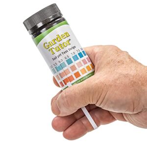 Garden Tutor Soil pH Test Kit (3.5-9 Range) | 100 Soil pH Test Strips