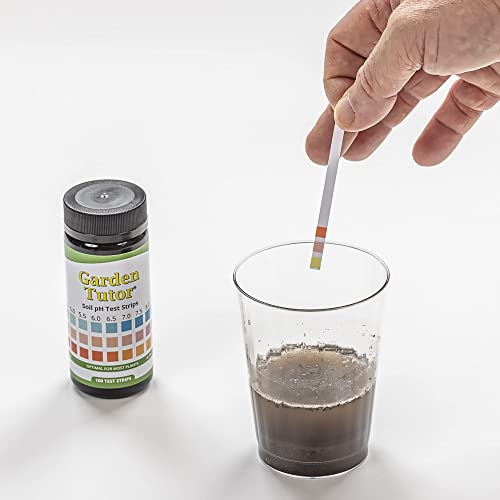 Garden Tutor Soil pH Test Kit (3.5-9 Range) | 100 Soil pH Test Strips