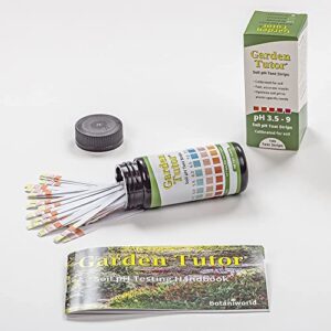 Garden Tutor Soil pH Test Kit (3.5-9 Range) | 100 Soil pH Test Strips