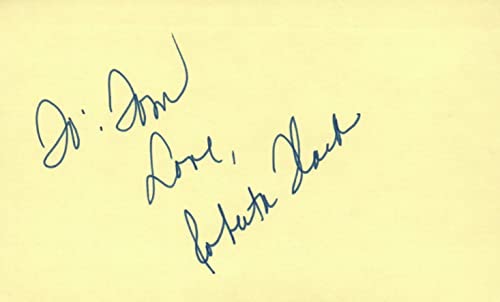 Roberta Flack Singer Musician Jazz Music Autographed Signed Index Card JSA COA