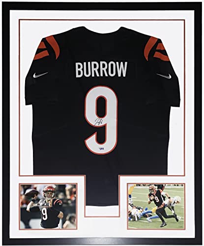 Joe Burrow Signed Cincinnati Bengals Authentic Nike On Field Jersey - Fanatics COA Authenticated - Professionally Framed & 8x10 Photo 34x42