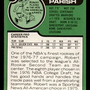 Basketball NBA 1977-78 Topps #111 Robert Parish dent RC Rookie Warriors