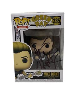 mike dirnt signed autographed funko pop figure green day beckett bas coa