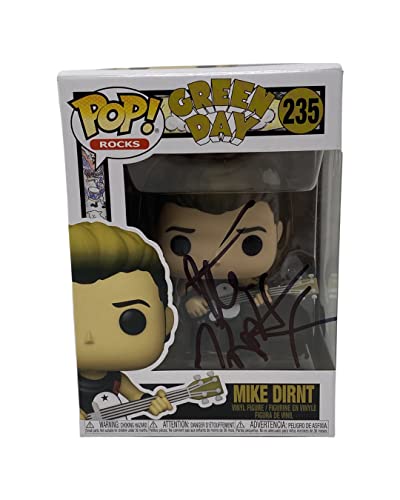 Mike Dirnt Signed Autographed Funko Pop Figure Green Day Beckett BAS COA