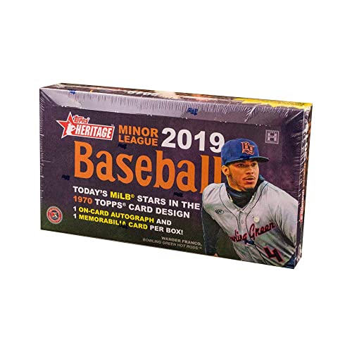 2019 Topps Heritage Minor League Baseball Hobby 12-Box Case