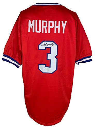 Dale Murphy autographed signed jersey MLB Atlanta Braves JSA COA MVP