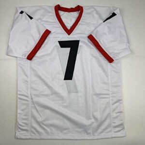 Autographed/Signed D'Andre Swift Georgia White College Football Jersey JSA COA