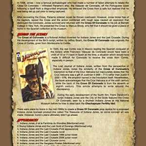 Indiana Jones Artifact and Relic Map & Book, Full Color Plus Two Free Related Maps