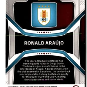 2022 PANINI PRIZM FIFA WORLD CUP QATAR #282 RONALD ARAUJO URUGUAY