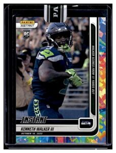 kenneth walker iii rc ssp 2022 panini instant versicolor #70 rookie sp /5 seattle seahawks cond nfl football