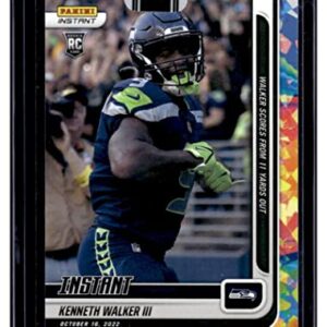 KENNETH WALKER III RC SSP 2022 Panini Instant VersiColor #70 ROOKIE SP /5 Seattle Seahawks COND NFL Football