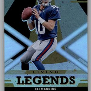 2022 Panini Prestige Living Legends #10 Eli Manning New York Giants NFL Football Trading Card