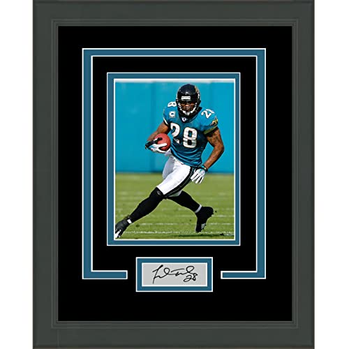 Framed Fred Taylor Facsimile Laser Engraved Signature Auto Jacksonville Jaguars 14x17 Football Photo