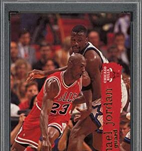 Michael Jordan 1995 Hoops Basketball Card #21 Graded PSA 8