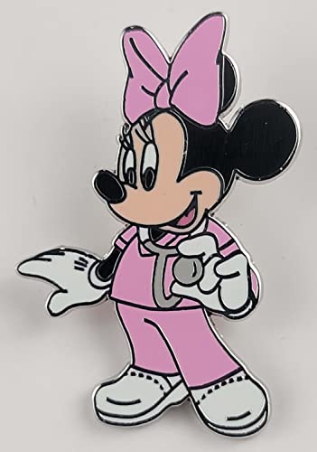 Disney Pin - Minnie Mouse Nurse - Pink Scrubs - Loose