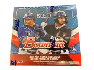 2022 bowman baseball retail box (24 packs/12 cards)