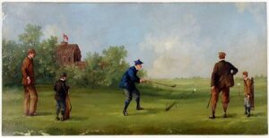 edwardian golfers