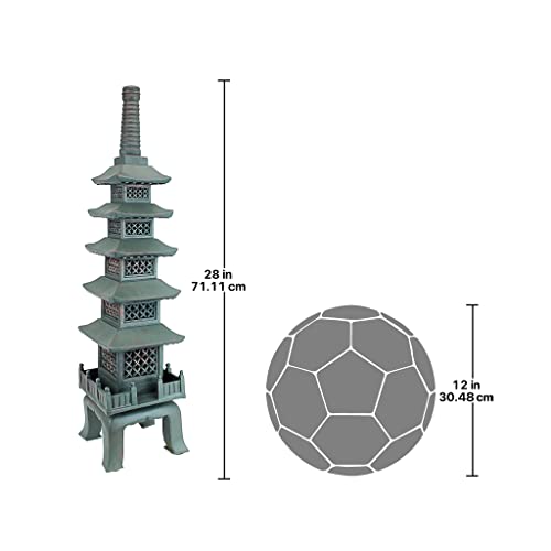 Design Toscano The Nara Temple: Asian Garden Pagoda Sculpture