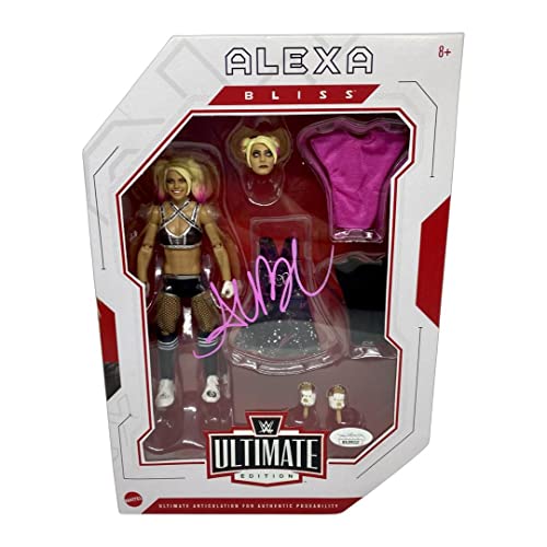 WWE Exclusive Alexa Bliss Signed Autographed Elite Action Figure JSA Auth - Autographed Wrestling Cards