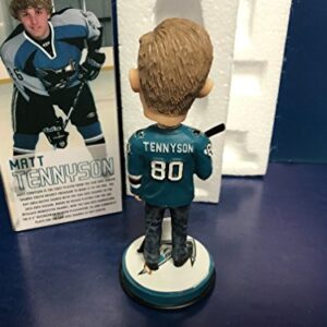 Matt Tennyson San Jose Sharks Barracuda 2015-16 Hockey Bobblehead Bobble SGA