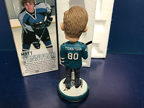 Matt Tennyson San Jose Sharks Barracuda 2015-16 Hockey Bobblehead Bobble SGA