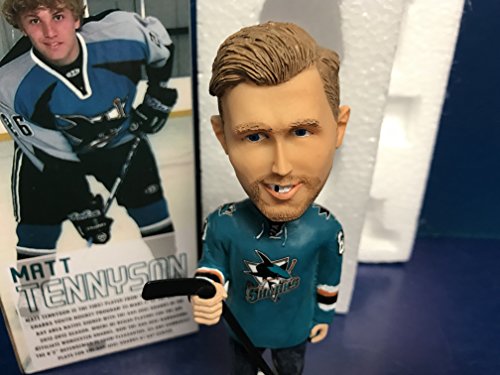 Matt Tennyson San Jose Sharks Barracuda 2015-16 Hockey Bobblehead Bobble SGA