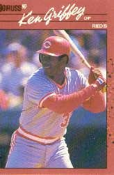 1990 donruss baseball card #469 ken griffey sr. mint