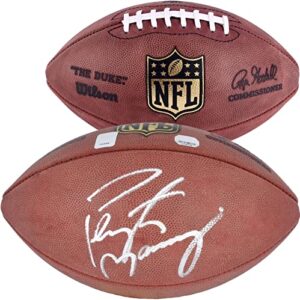 peyton manning denver broncos autographed duke football – autographed footballs