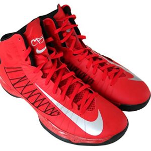 Carlos Boozer Chicago Bulls Red Hyperdunk 2012 PE CBooz Game Used Basketball Shoes Size 17