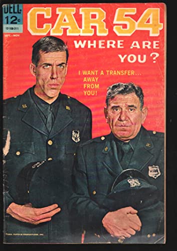 Car 54, Where Are You? #7 1963-Dell-TV series - photo cover, Fred Gwynn & Joe E. Ross.-Final issue-VG