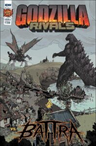 godzilla rivals vs. battra #1a vf/nm ; idw comic book