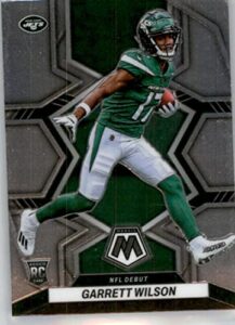 garrett wilson rc 2022 panini mosaic #276 rookie ny jets nm+-mt+ nfl football debut