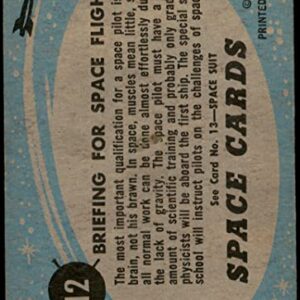 1957 Topps # 12 Briefing for Spaceflight (Card) VG