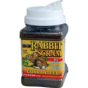 enviro pro 11003 rabbit scram repellent granular shaker can, 2.5 pounds