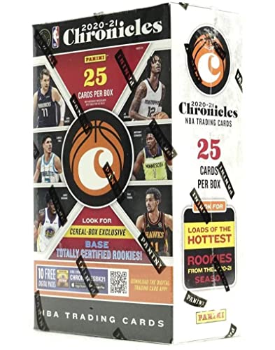 2020-21 Panini Chronicles Basketball Cereal Box (25 Cards)