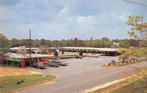 monticello florida capri motel vintage postcard aa23078