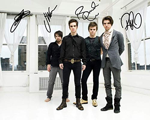 Panic At The Disco band reprint signed 8x10 photo #3 RP Brendon Urie