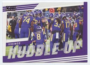 2022 score huddle up #12 minnesota vikings minnesota vikings nfl football trading card