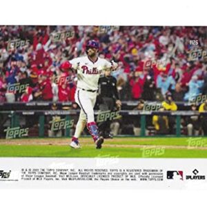 2022 MLB TOPPS NOW Bryce Harper #1125 Slugs 2 Run Homer To Clinch NLCS 10/23/22