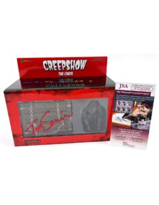 tom savini signed crate creepshow monstarz action figure jsa witnessed