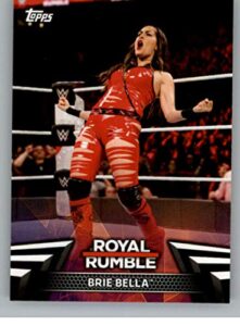 2018 topps wwe women’s division 2018 royale rumble #rr-22 brie bella wrestling trading card