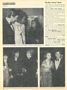 david cassidy johnny carson 1 page original clipping magazine photo #x5160