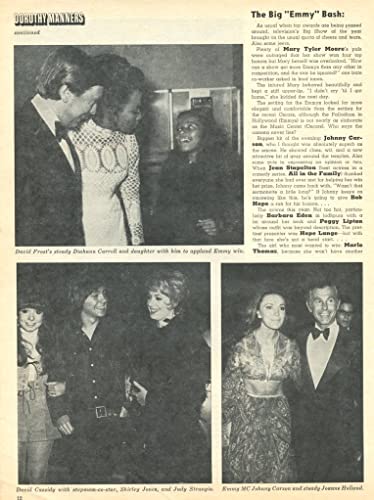 David Cassidy Johnny Carson 1 page original clipping magazine photo #X5160